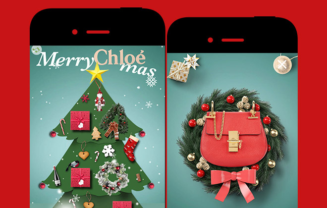 Chloé：遇见最美Chloemas tree！ 移动网站 - 数英