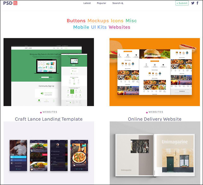 8个PSD素材资源下载网站，要认真收藏起来！ 【设计资源28】 - 数英