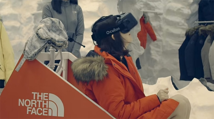 韩国The North Face：你以为我们只用“VR”和你玩虚的？ - 数英