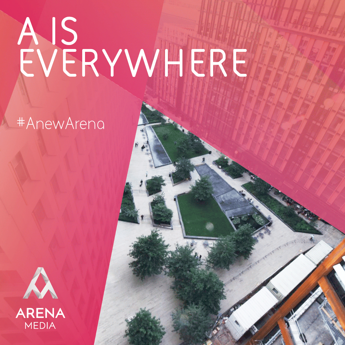 汉威士旗下 Arena Media 启用全新视觉标识 - 数英