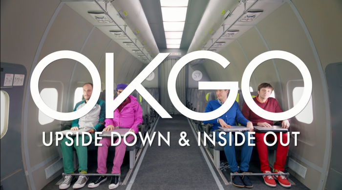 OKGO带你体验零重力航仓《Upside Down & Inside Out》 - 数英