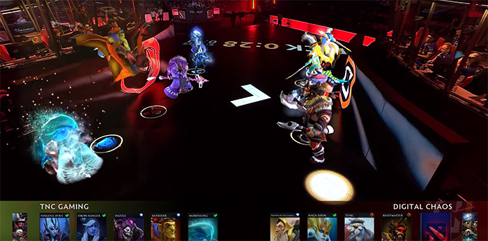 在DOTA 2 世界比赛上，第一次运用了AR - 数英