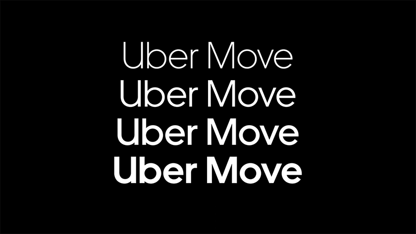 Uber再次更新LOGO，并推出定制字体 - 数英