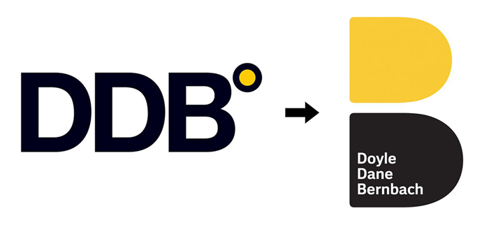 成立70周年，DDB翻新并用回了第一版Logo - 数英