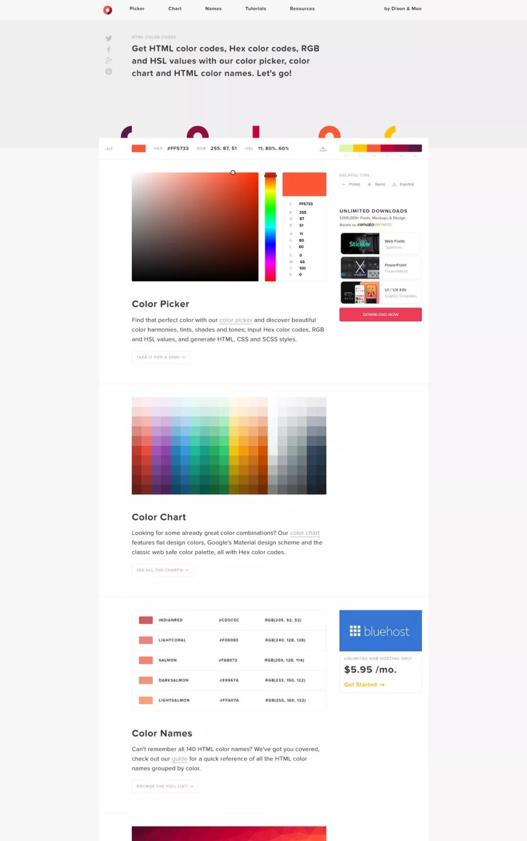 58个颜色网站，设计师必备指南！ - 数英