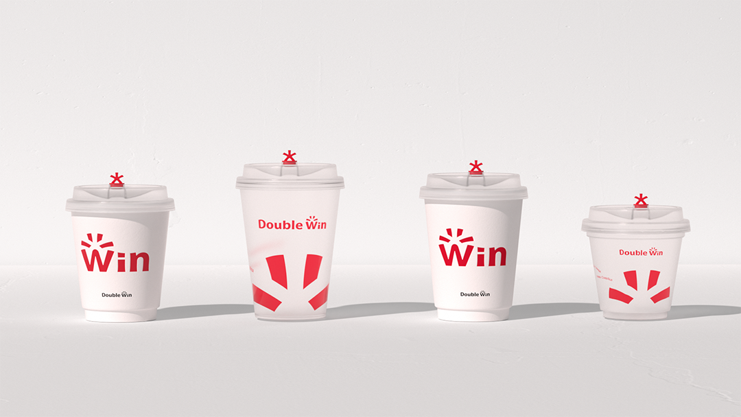 咖啡品牌DoubleWin视觉升级：一颗小星星的惊喜感 - 数英