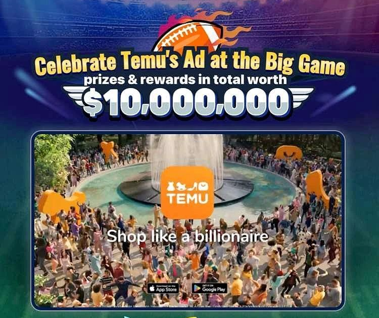 美版拼多多首次亮相超级碗，狂掷千万美金释放出海野心 - 数英