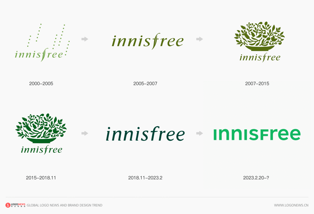 悦诗风吟推出全新品牌Logo，无衬线字体惹争议 - 数英