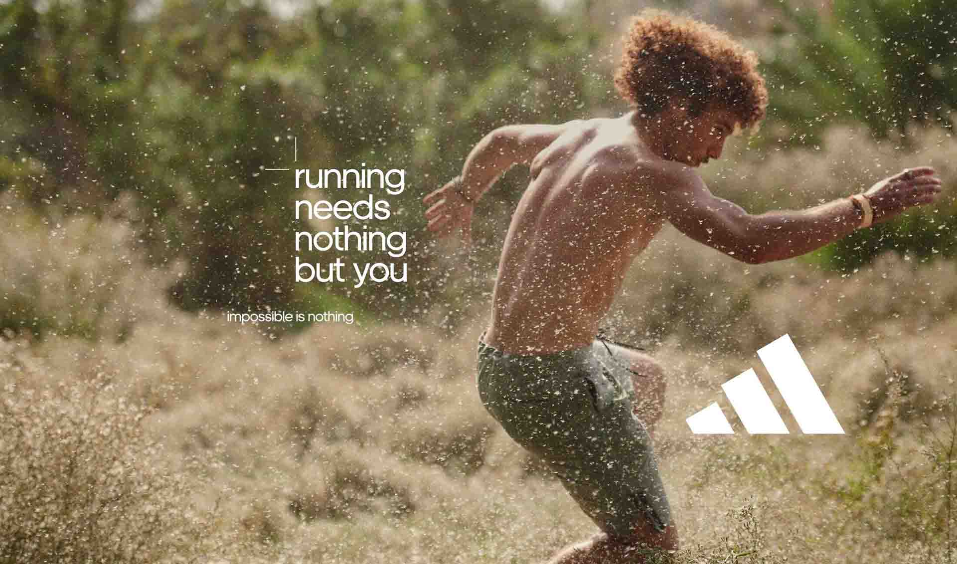 阿迪达斯文案火了：running needs nothing - 数英