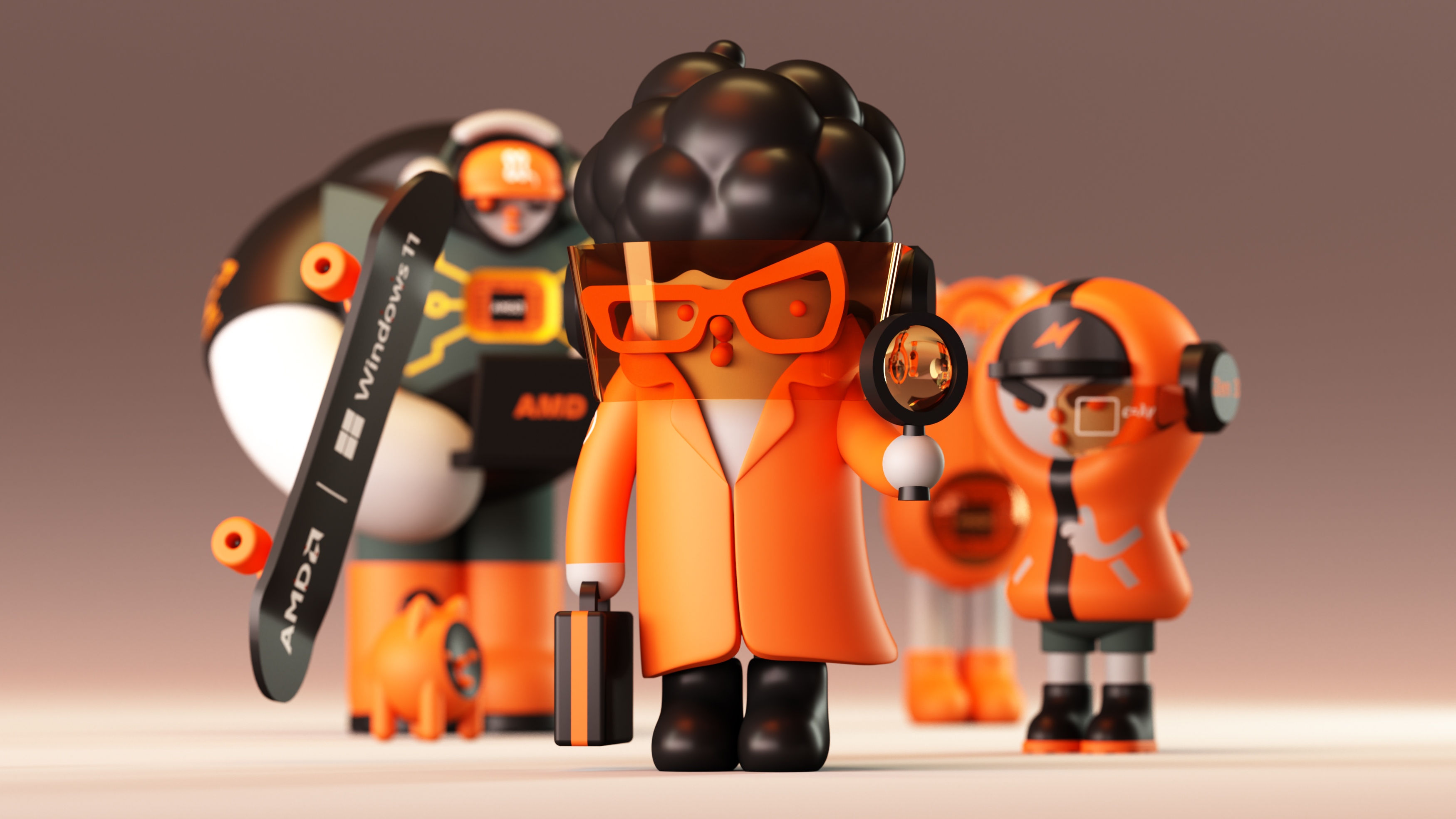 玩型填空 | AMD x MODOLI联名礼盒玩“芯”大发 - 数英