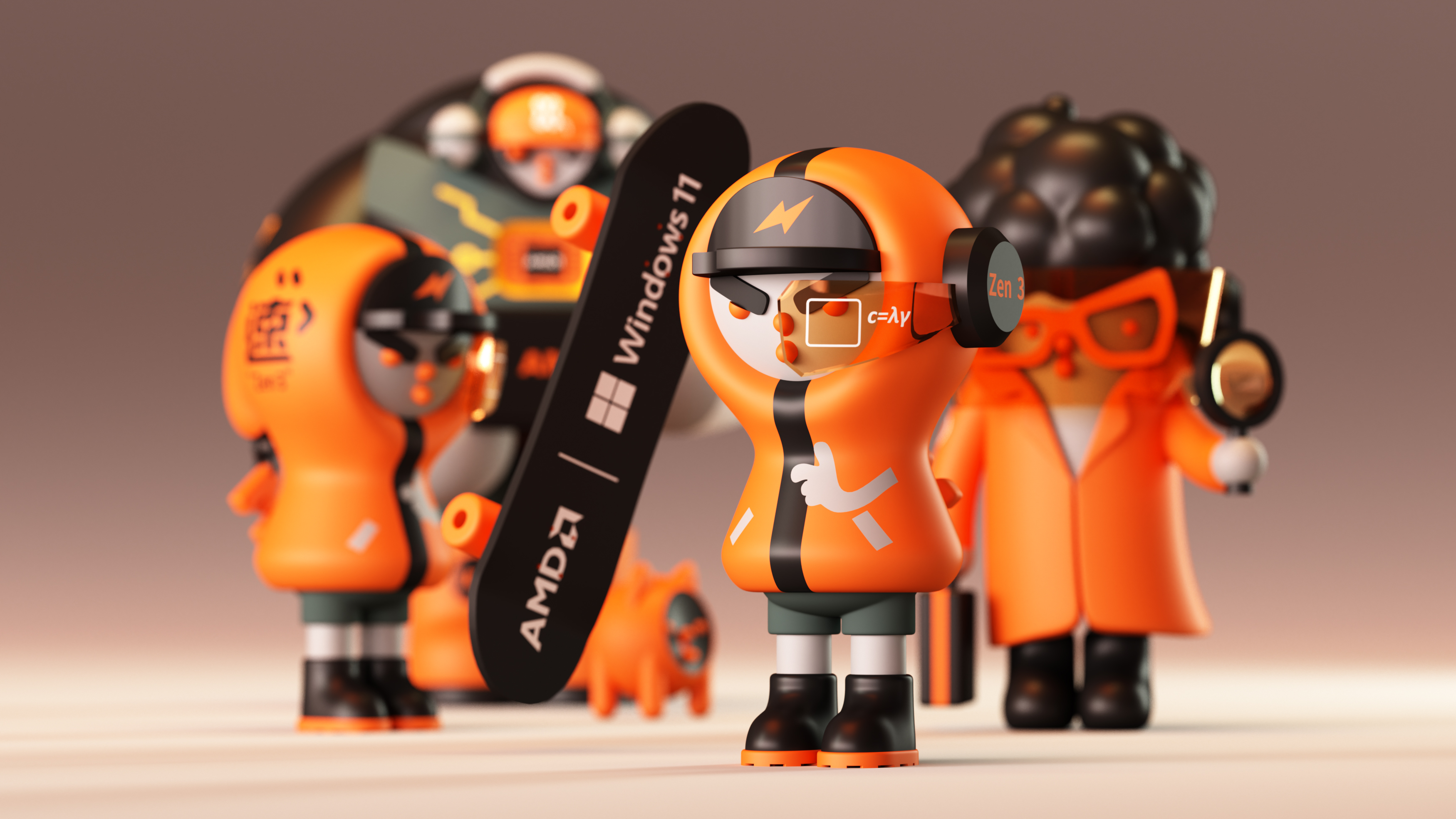 玩型填空 | AMD x MODOLI联名礼盒玩“芯”大发 - 数英