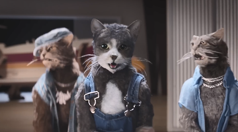 猫咪男团激情开麦，都是因为吃了Meow Mix 猫粮 - 数英