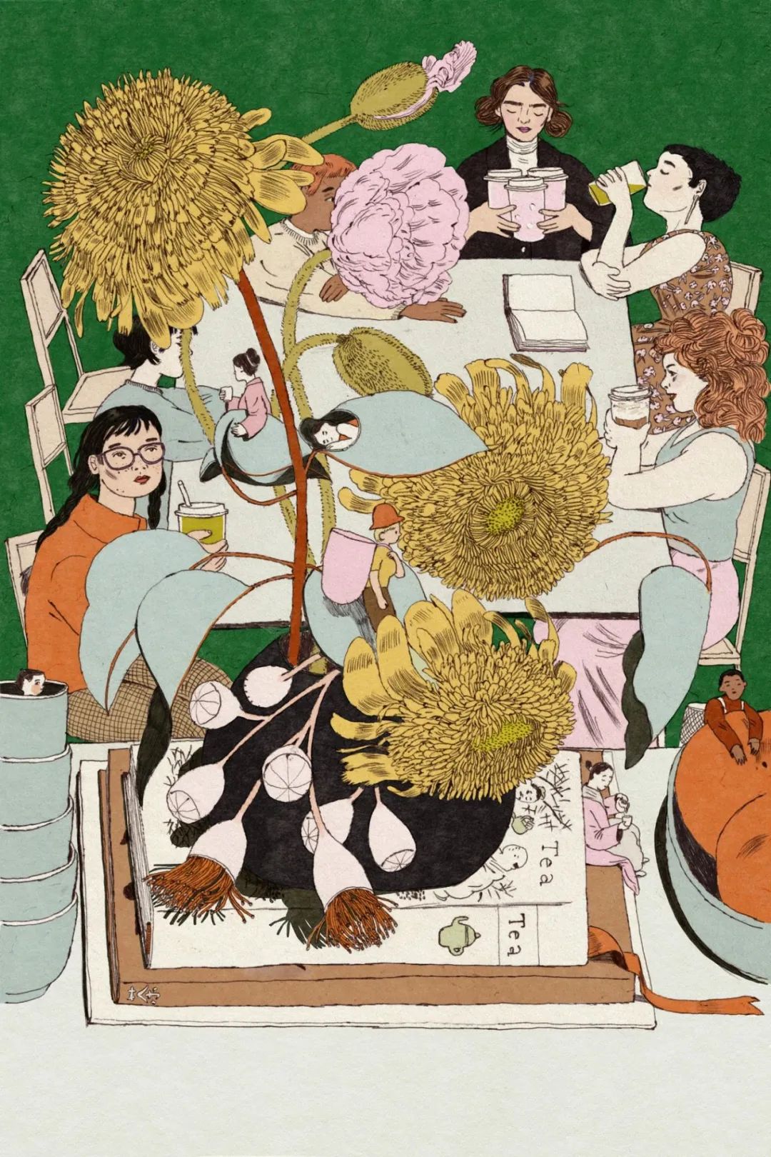 被爱马仕选中的插画师Karlotta Freier，作品满满故事感 - 数英