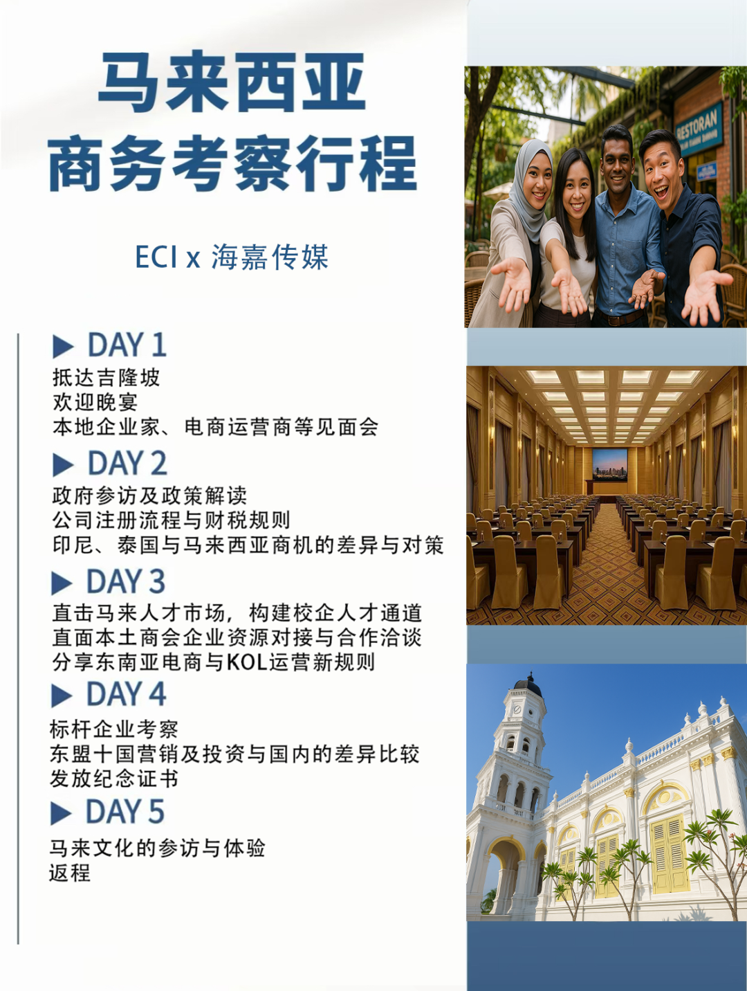 ECI 2025创新巡讲·马来西亚站｜政企对话 × 标杆走访 × 资源对接 × 出海实战5天 - 数英